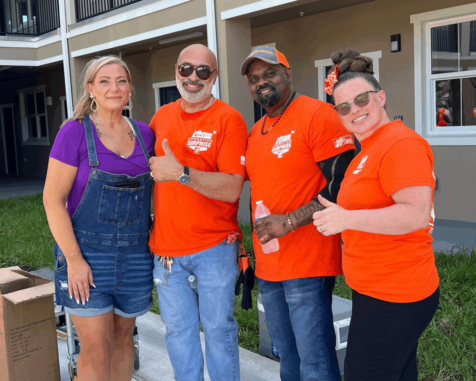 Home Depot Foundation & Team Depot Beautify James Cole Veterans Village ...